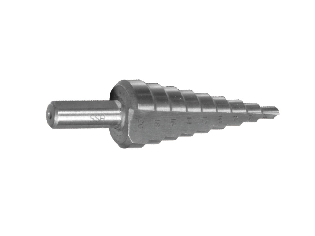 Шаговое сверло по металлу 4-20 мм Premium, Ø 4/6/8/10/12/14/16/18/20 mm ...